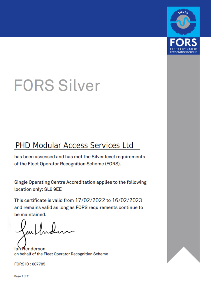 FORS SILVER | PHD Modular Access