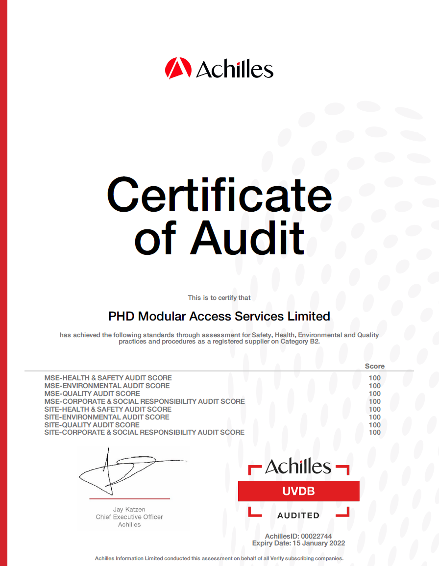 Achilles UVDB | PHD Modular Access
