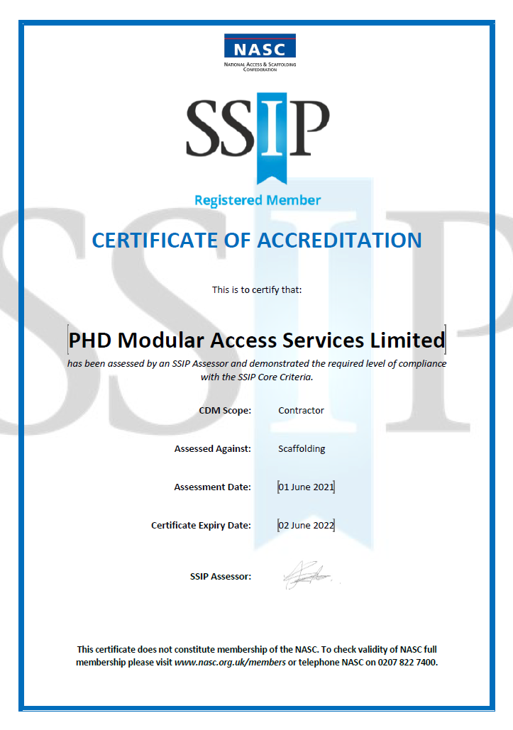 NASC SSIP | PHD Modular Access